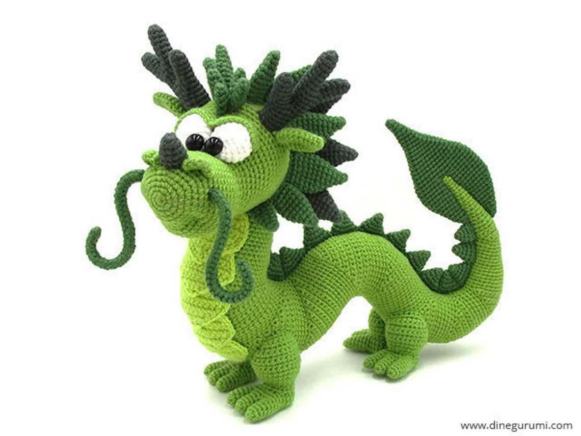 Unleash Your Creativity with this Unique Knitted Dragon Pattern