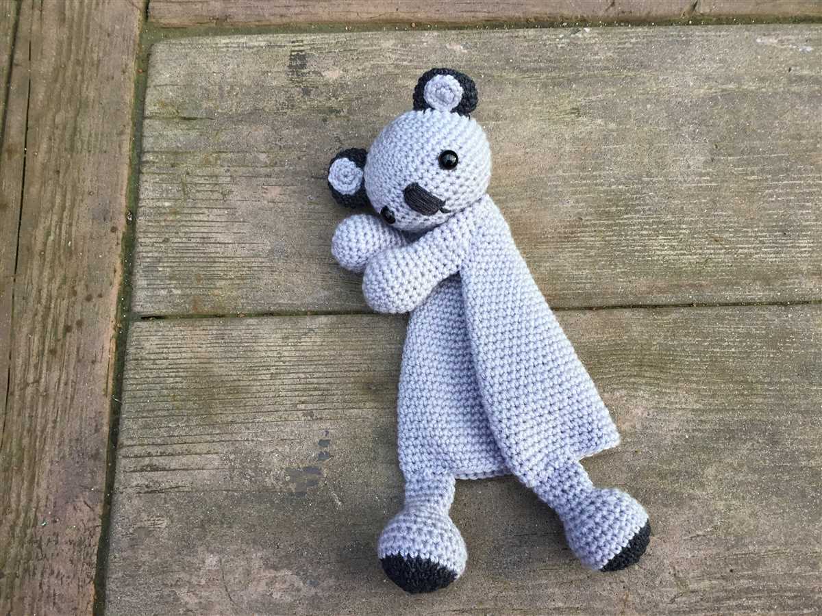 Free knitting pattern for a lovey blanket