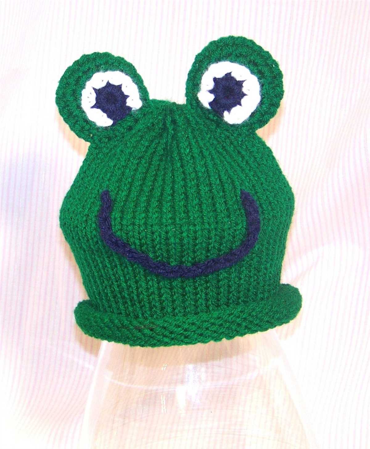 Free Knitting Pattern: Frog Hat