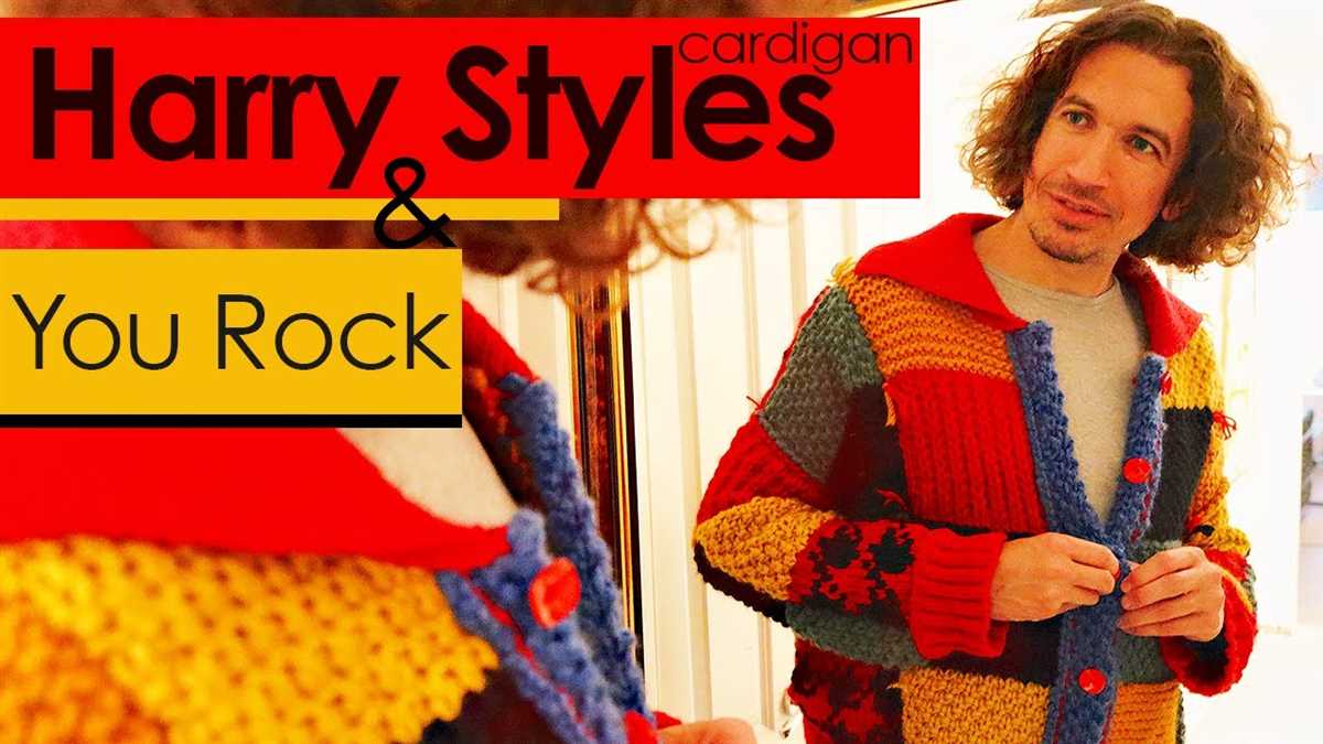 DIY Pattern for a Cozy Harry Styles-Inspired Knitted Cardigan