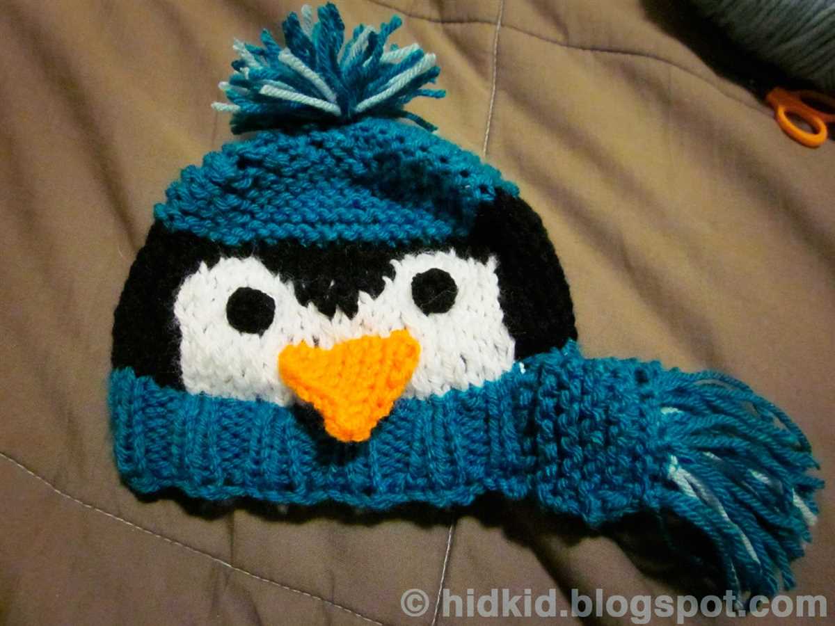 Adorable Penguin Hat Knitting Pattern: Free Download