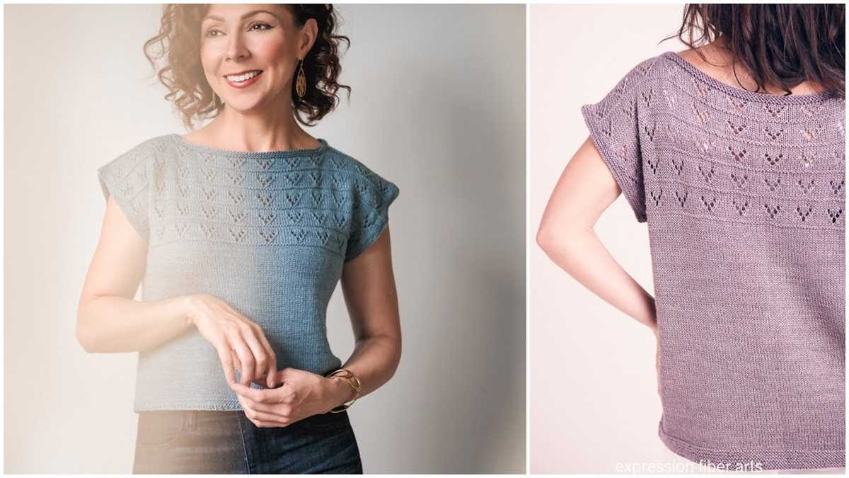 Simple Summer Top Knitting Pattern