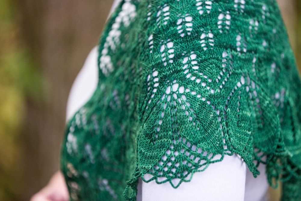 Delicate and Dreamy: A Knitting Pattern for a Lace Weight Shawl
