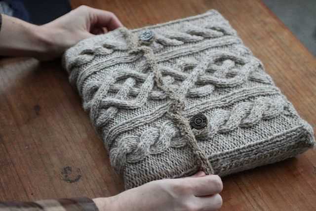 Cozy Up Your Laptop with a Hand-Knit Cover