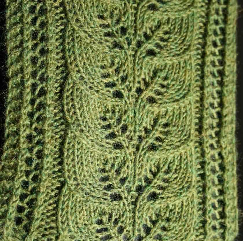 Delicate Leaf Knit Pattern: Adding a Touch of Nature to Your Knitting ...