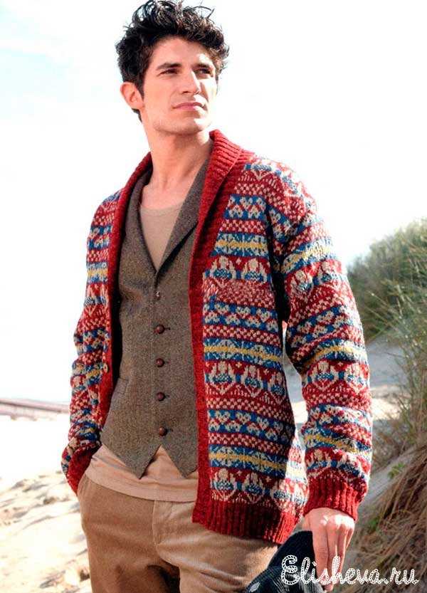 Free knitting patterns for men's cardigans in the UK