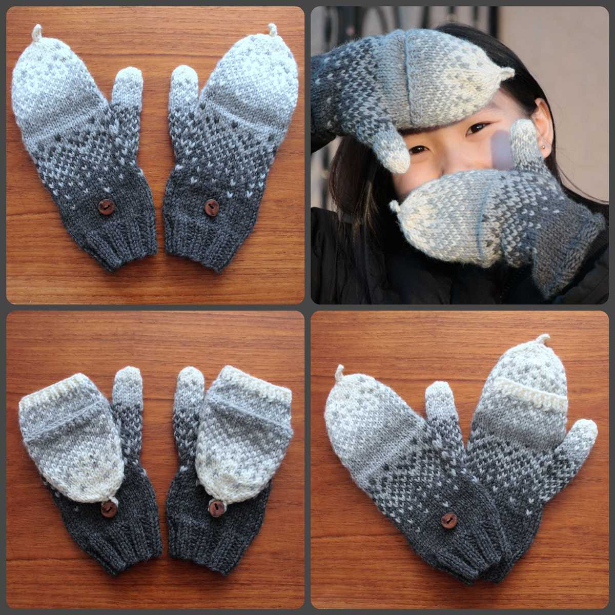 Cozy and Convenient: Try This Free Flip Top Mittens Knitting Pattern