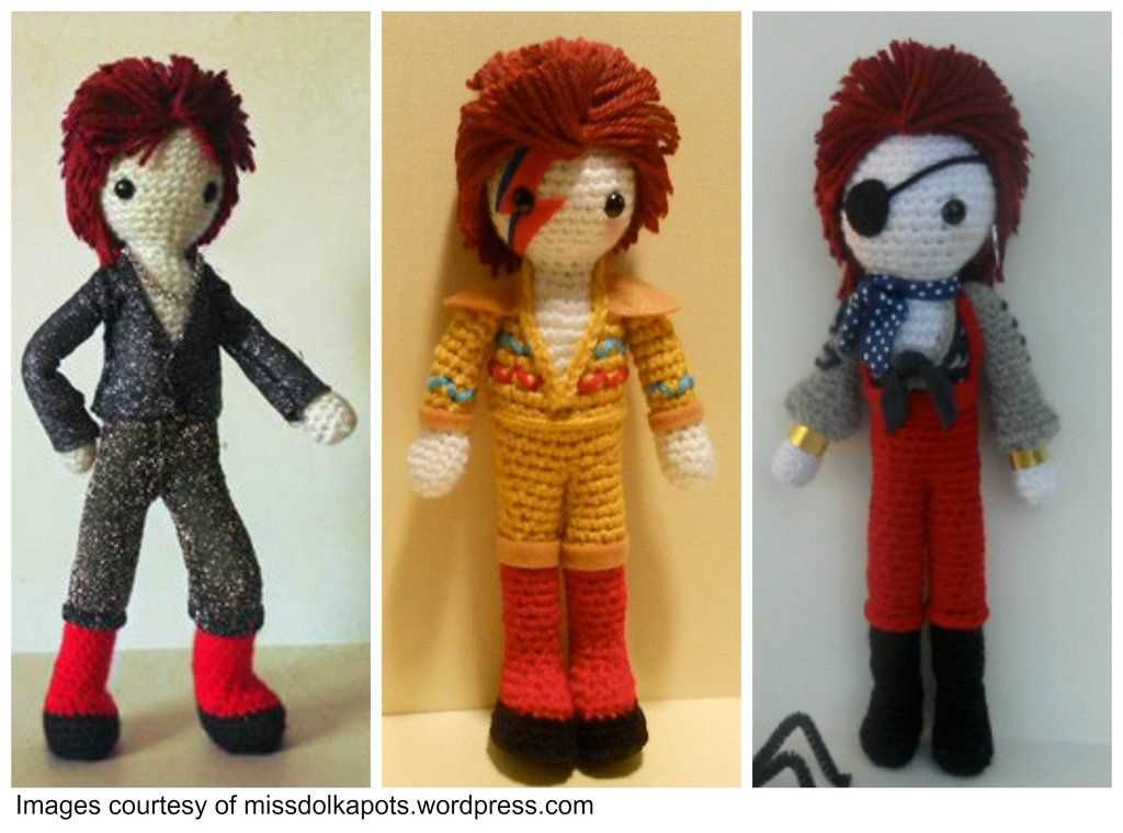 Unique Knitting Pattern Inspired by David Bowie