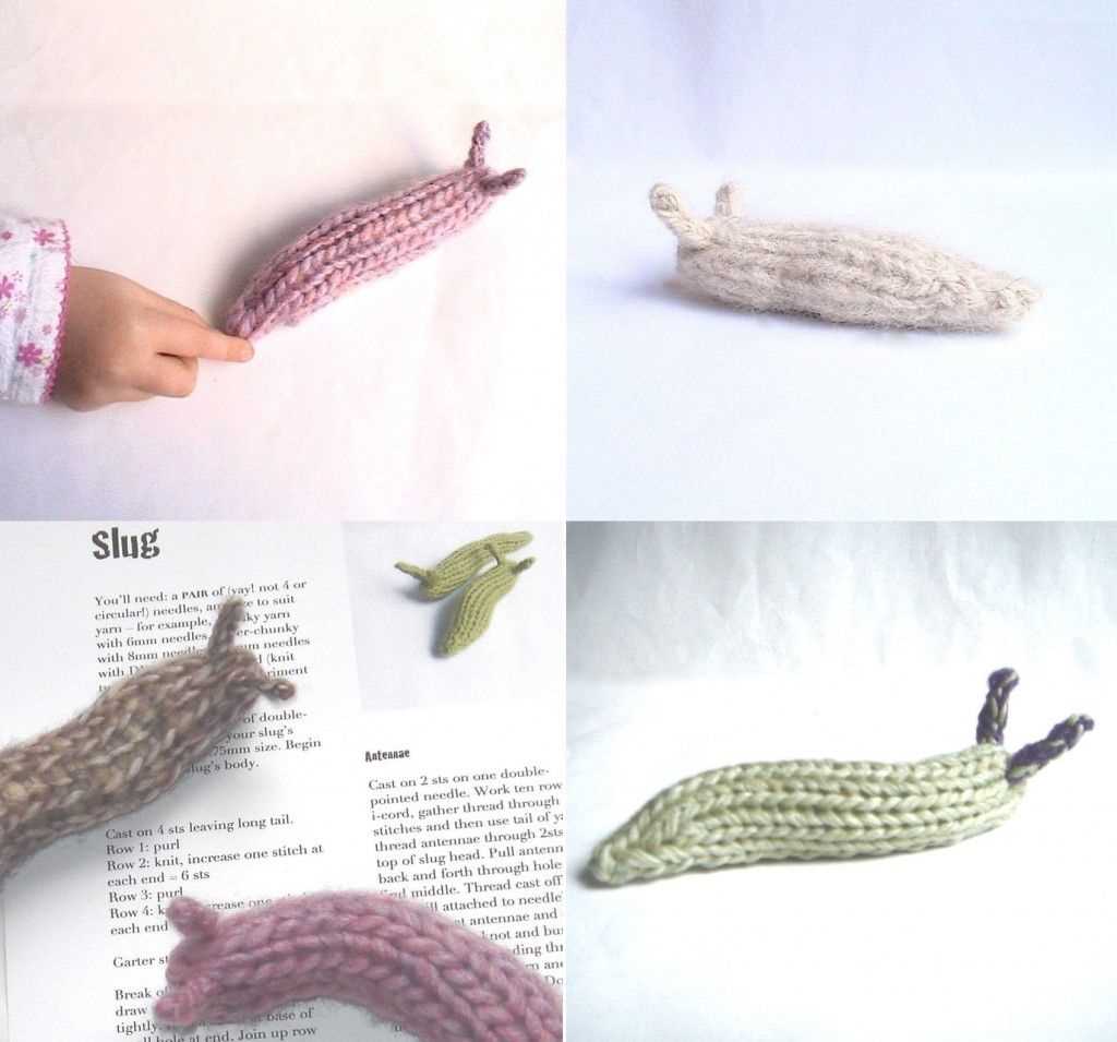 Simple and Stylish Slug Knitting Pattern