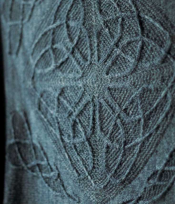 A unique Celtic twist: Vine knitting pattern