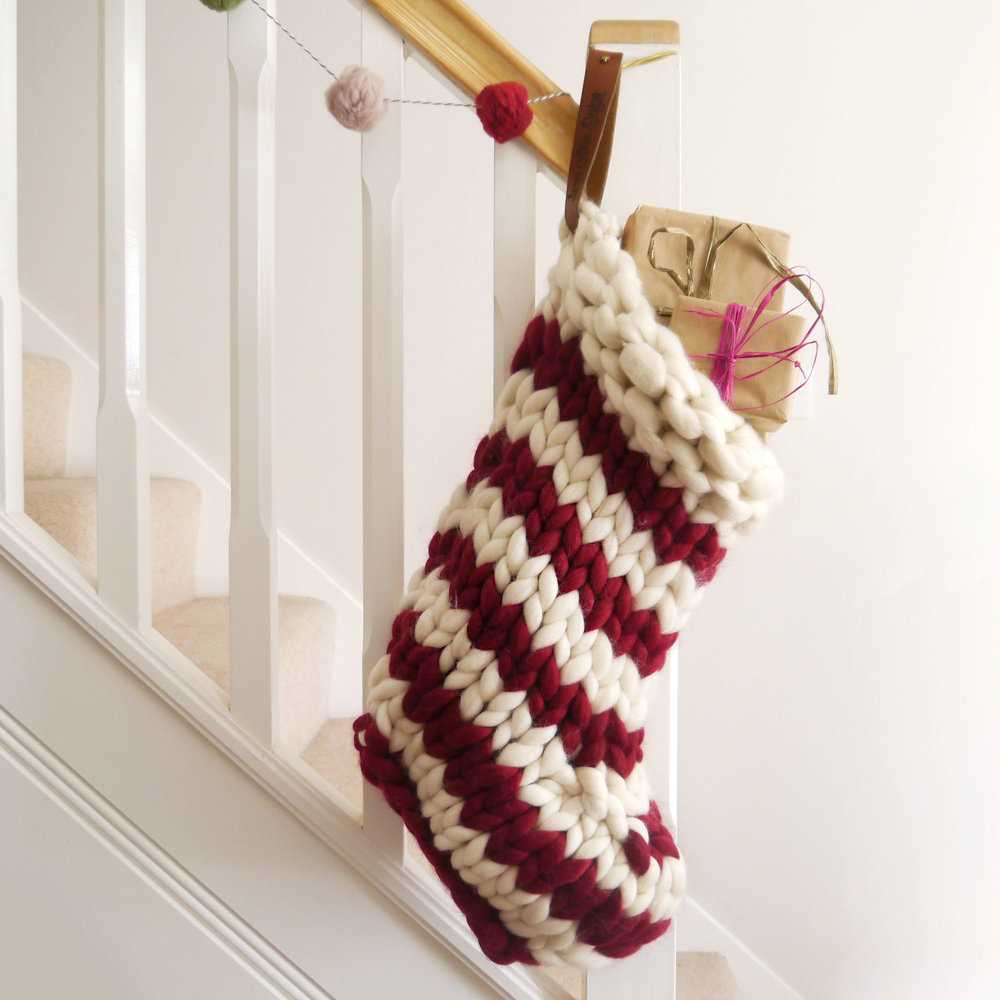 Cozy Nordic Stocking: A Knitting Pattern for a Scandinavian-Inspired ...