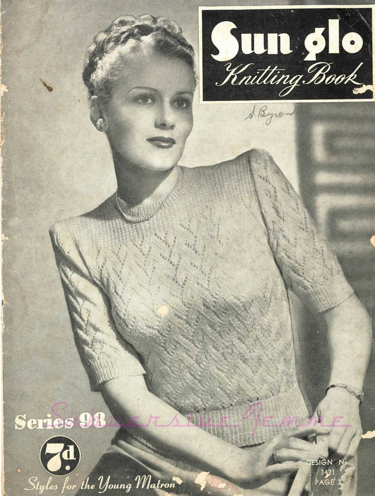 Timeless Knitting: Rediscovering 1940s Patterns