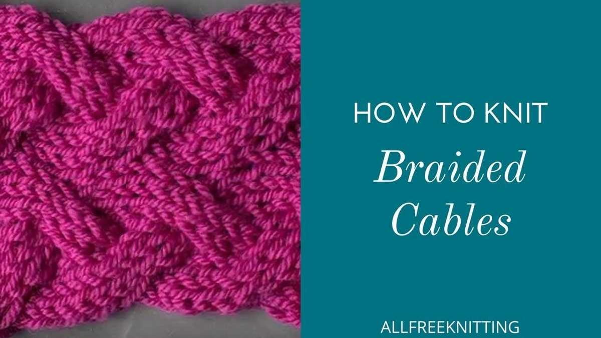 Creative twists: the art of cable knitting
