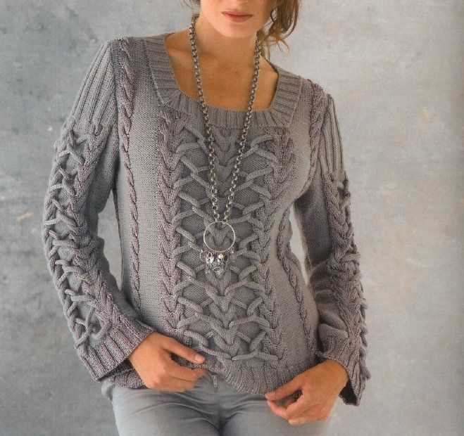 Knit a Cozy Cable Sweater with This Easy Pattern