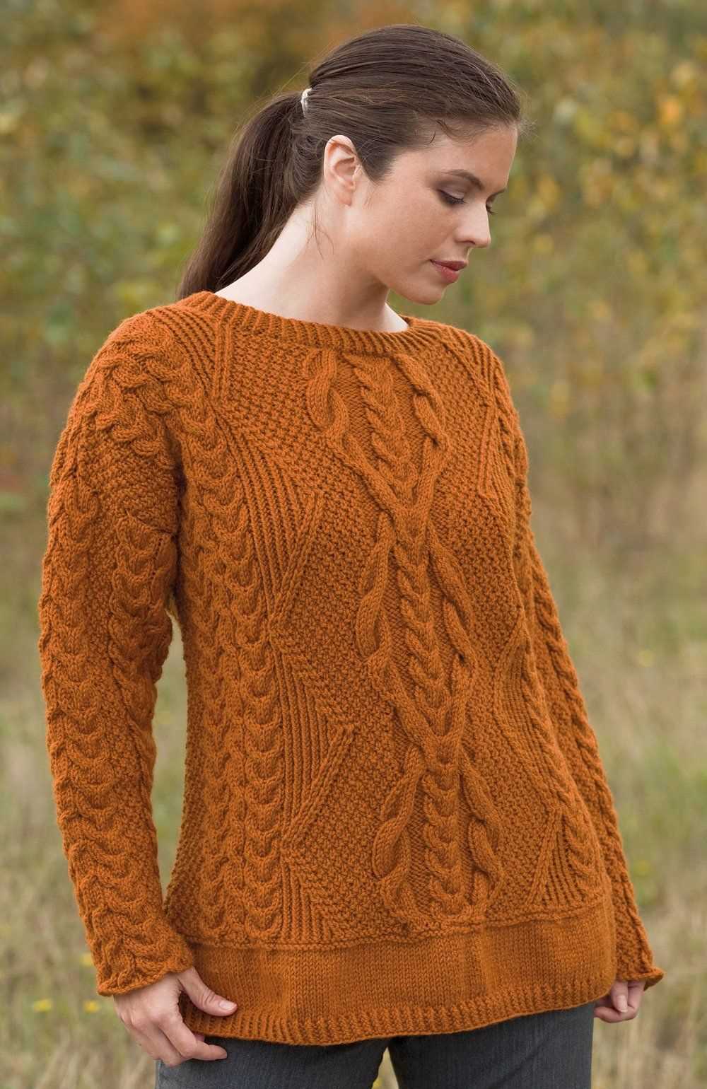 Cozy and Chic: Create Your Own Cabled Sweater with This Knitting Pattern
