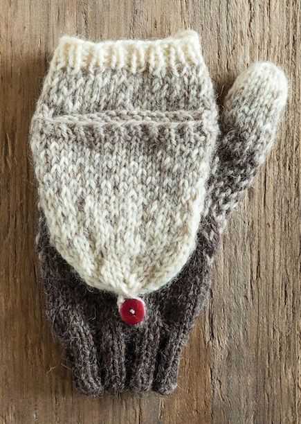 Cozy and Convenient: Try This Free Flip Top Mittens Knitting Pattern