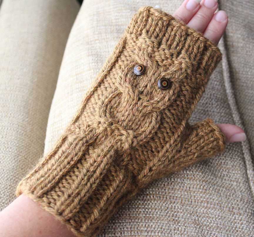 Owl-inspired Knitted Cable Pattern