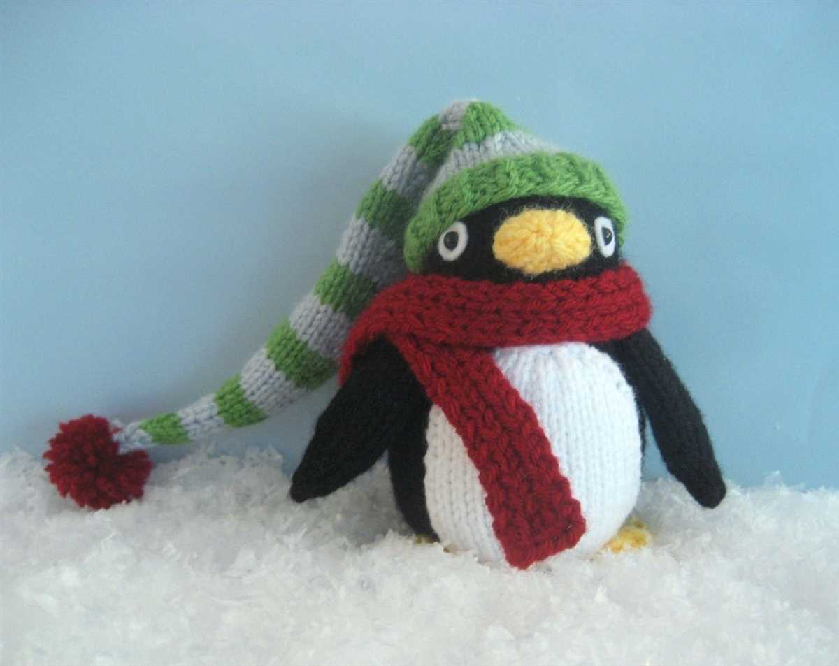 Knitting a Cute Penguin: Unique Pattern