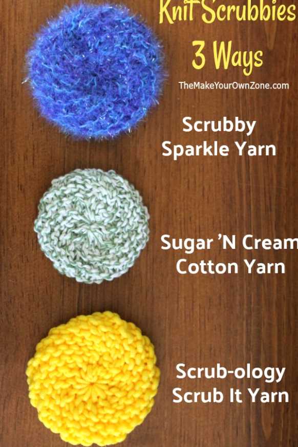Simple and Free Knit Scrubby Pattern