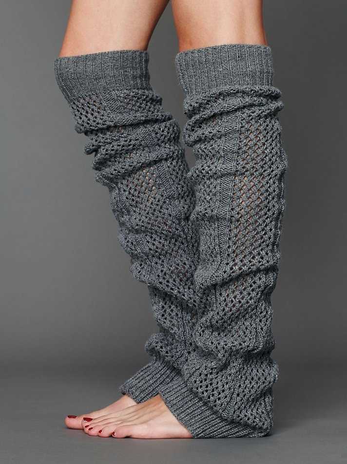 Stylish Knit Pattern for Thigh High Leg Warmers