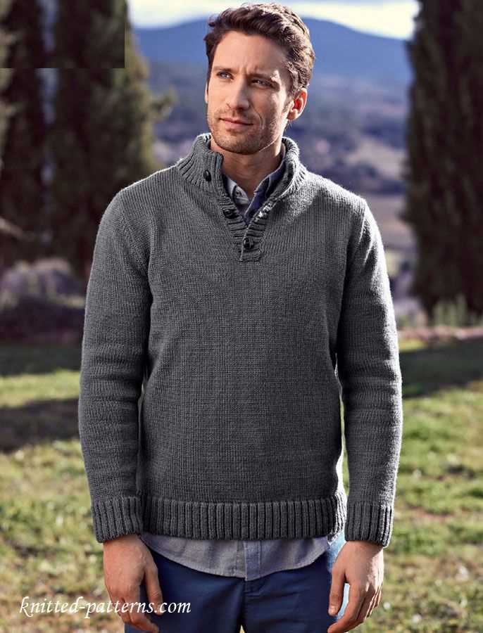 Cozy and Stylish: Knit Your Own Men's Sweater