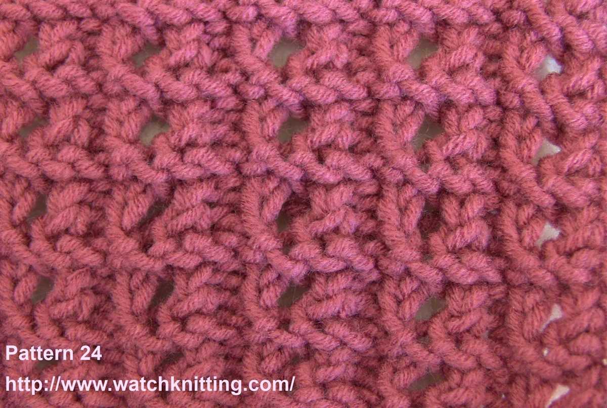 Elegant and Effortless: Unveiling the One Row Lace Knitting Pattern