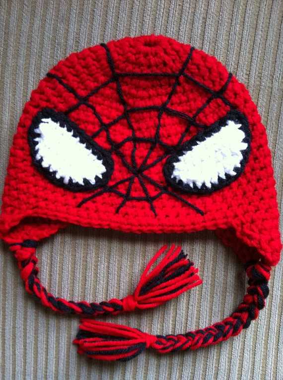 Knit Your Own Spiderman Beanie Hat
