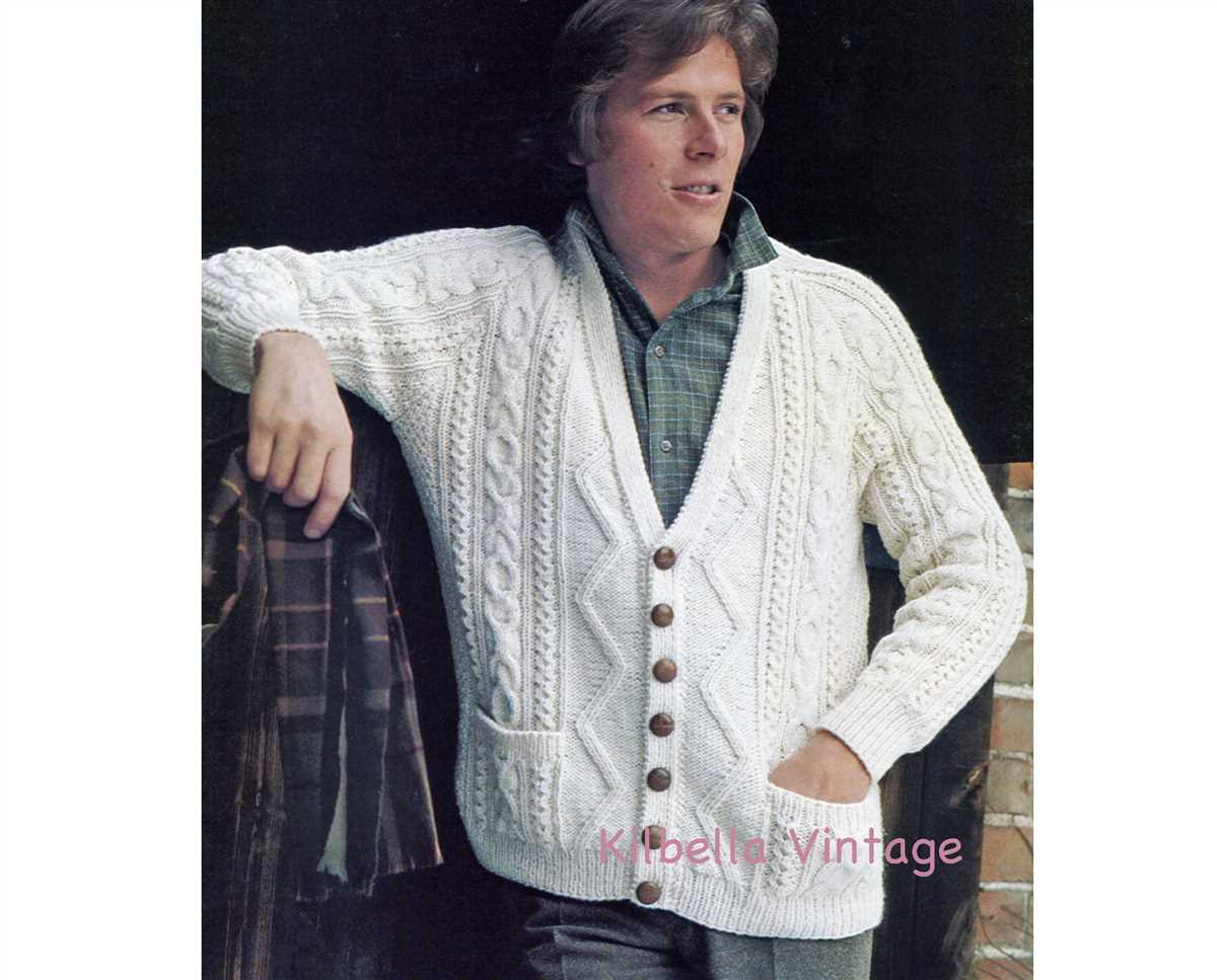 Knit a Cozy Chunky Cardigan for Men