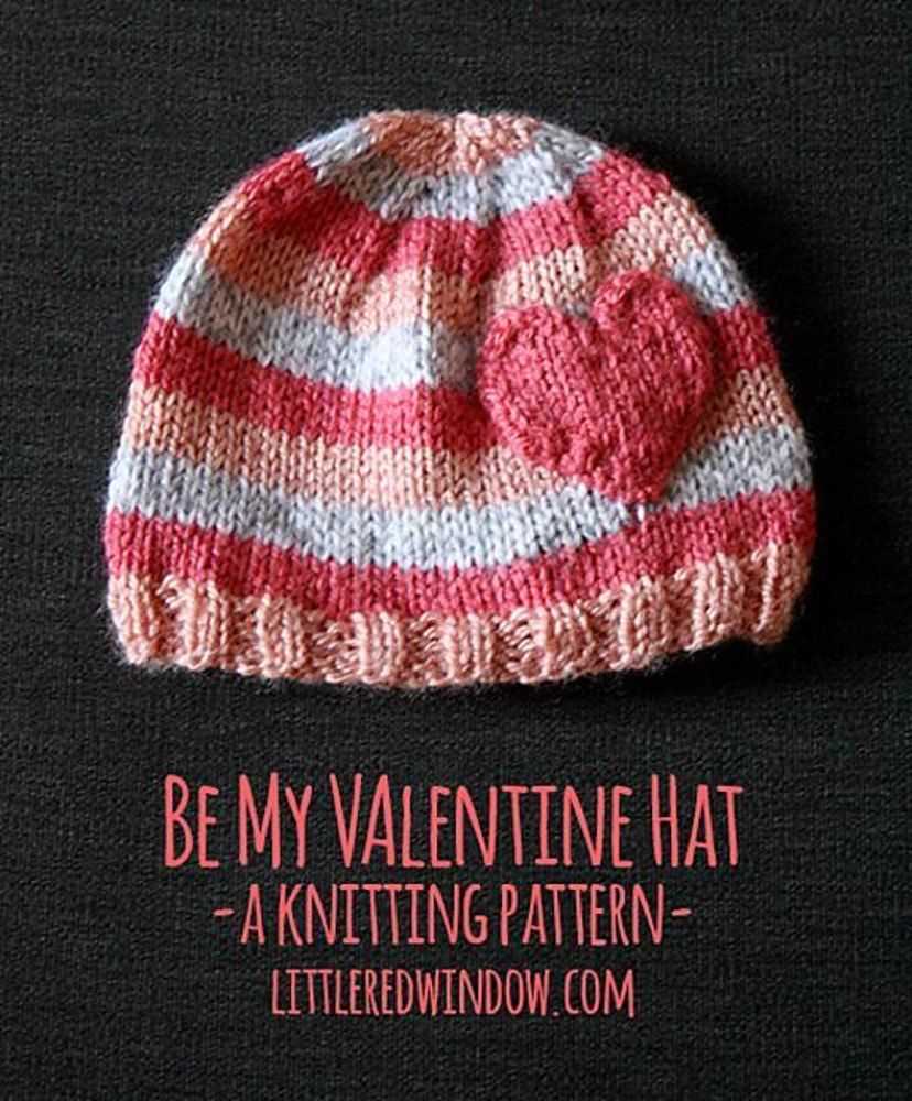 Stylish Knitted Striped Hat Pattern