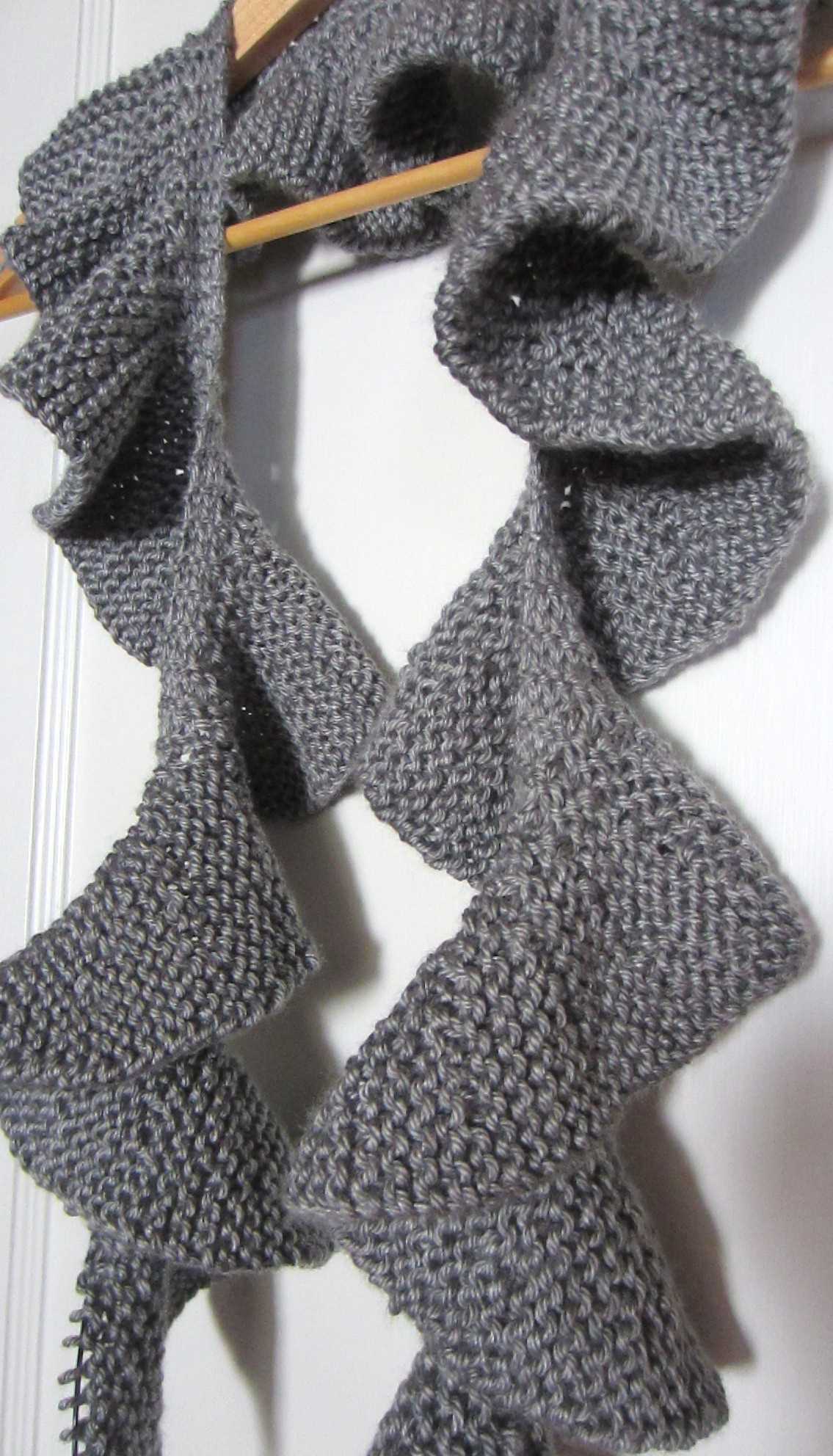 Knit a Cozy Potato Chip Scarf with this Free Pattern
