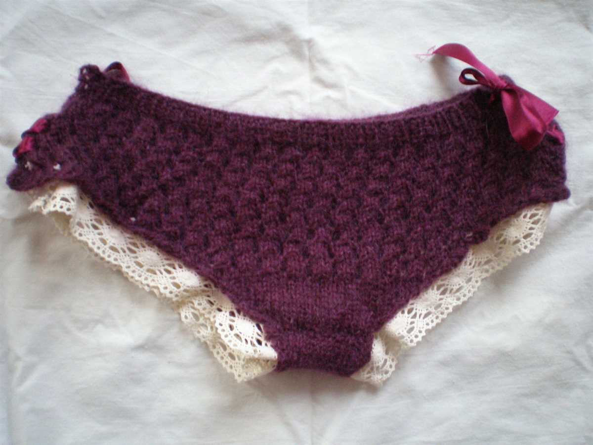 Creating a Cozy and Customizable Knit Underwear: DIY Pattern