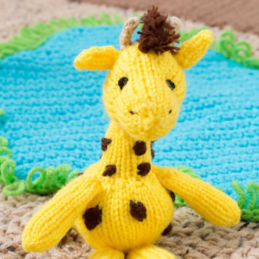 Free Pattern for Knitting a Giraffe