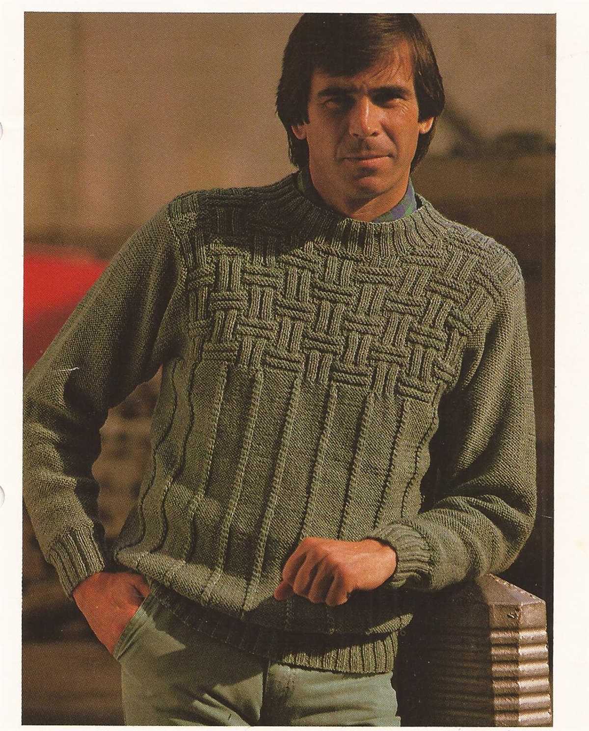 Nostalgic Knits: Timeless Sweater Patterns for Men
