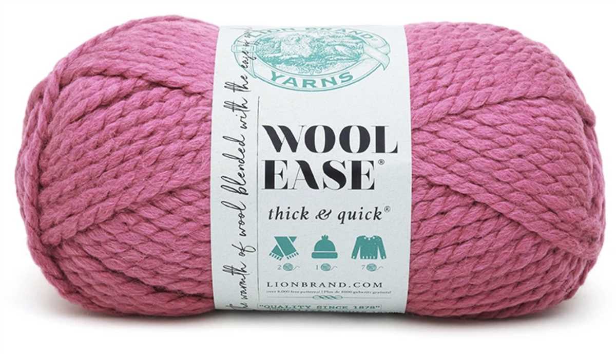 Unique knitting patterns using Wool Ease Thick and Quick yarn