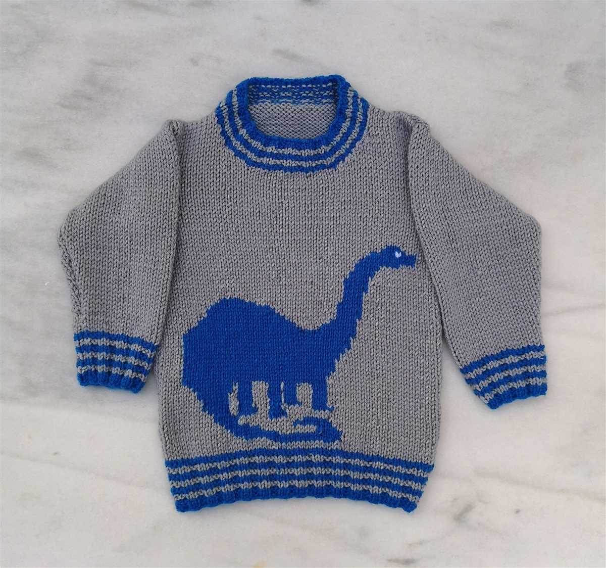 Knit Your Own Adorable Dinosaur Jumper with This Free Pattern