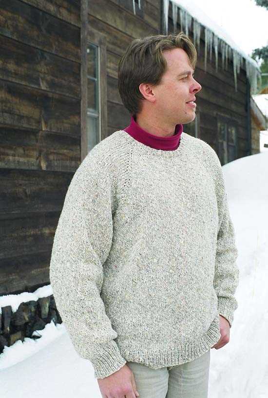 Knitting a Cozy Crewneck Sweater for Men: Pattern and Tips