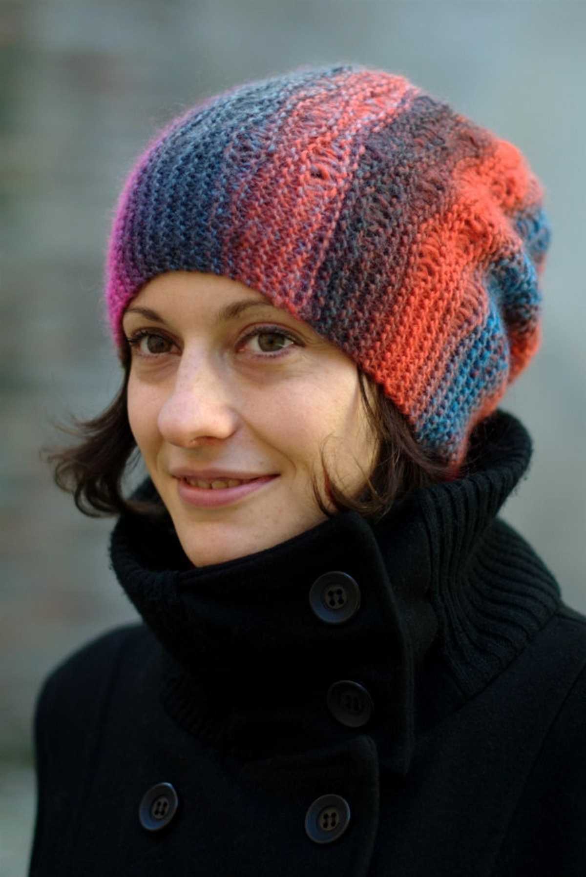 Easy Knit Hat Pattern for Worsted Weight Yarn